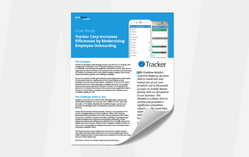 Customer Case Study: Tracker Corporation | PowWow Mobile